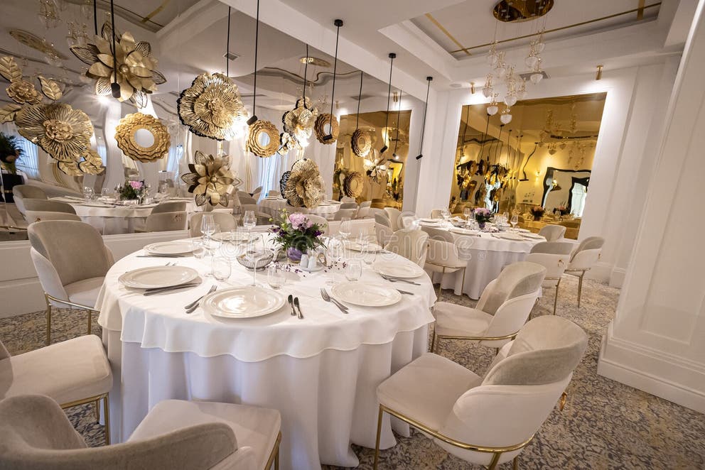 Round gold table design stock photo. Image of table - 245114108