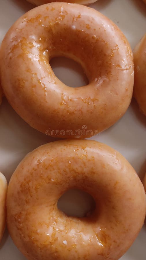Round Golden Yellow Donuts Coated with Sugar Stock Image - Image of ...