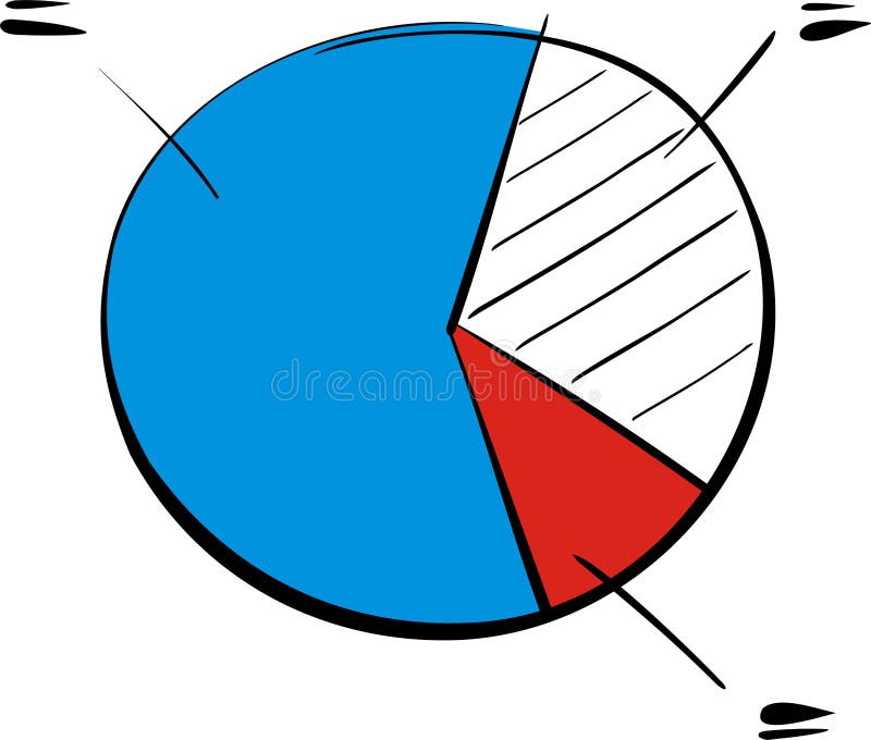 Round graph stock vector. Illustration of backgrounds - 6670477