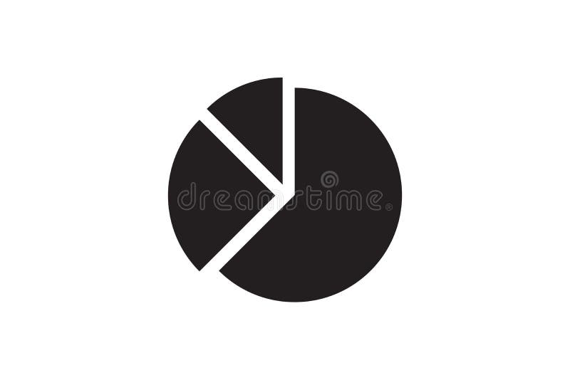 Round Graphic Fraction Circle Shape Vector Element. Geometric Diagram ...