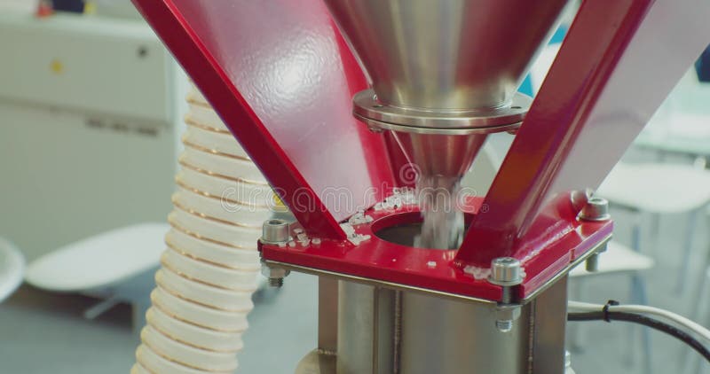 Plastic Granules are Poured into the Hopper Stock Footage - Video of ...