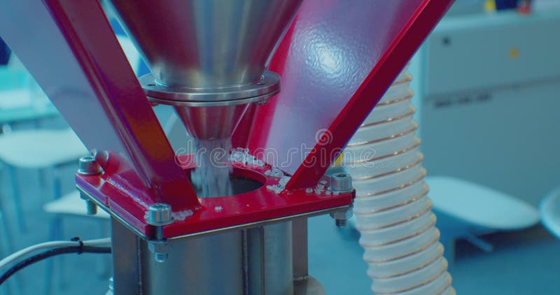 Plastic Granules are Poured into the Hopper Stock Footage - Video of ...