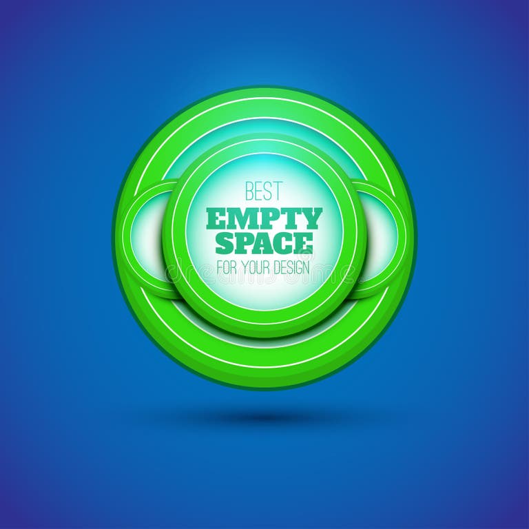 Round green frame stock illustration. Illustration of bubble - 38701518