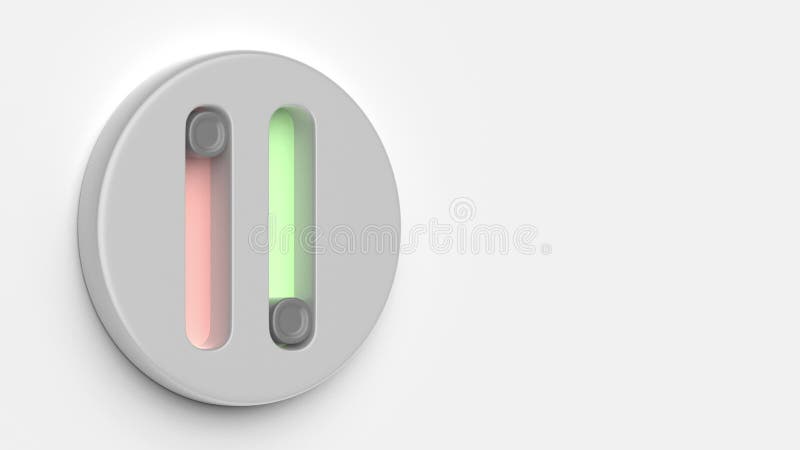 Round Grey Icon with Toggle Sliders Stock Footage - Video of icon ...