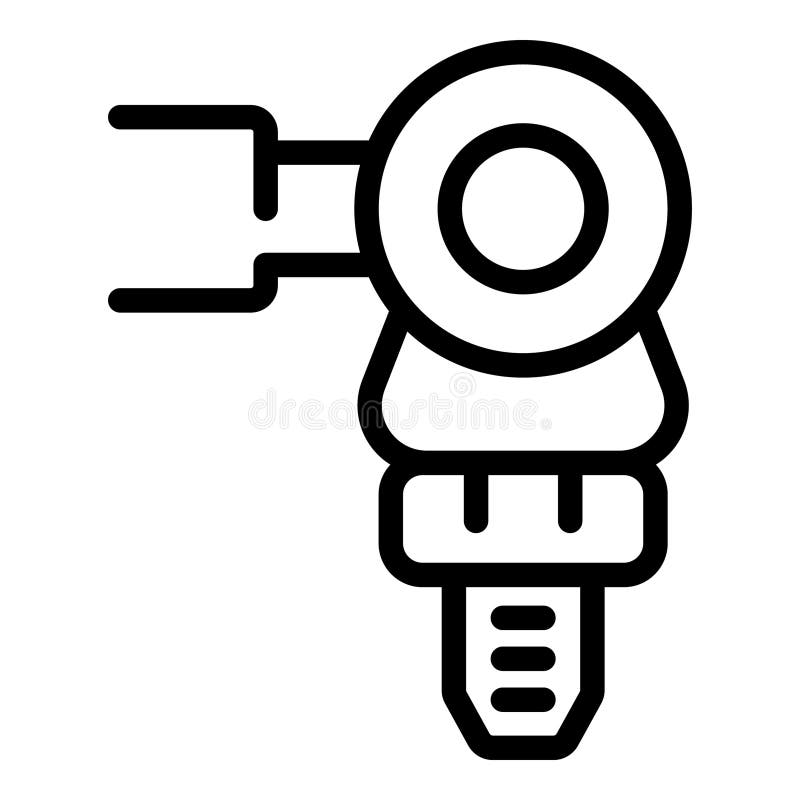 Round Grinding Machine Operating with Rotating Disc Stock Vector ...
