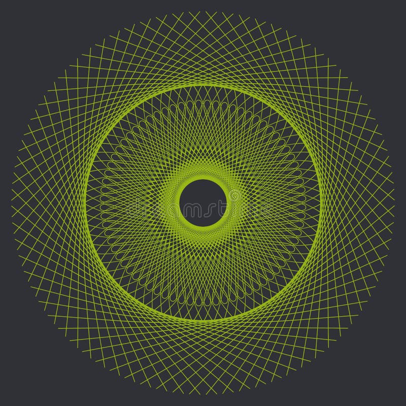 Round Guilloche Pattern stock vector. Illustration of card - 95513242