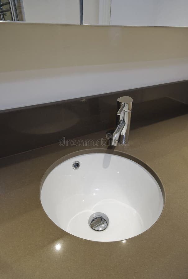 Round hand wash basin stock image. Image of closeup, design - 13485717