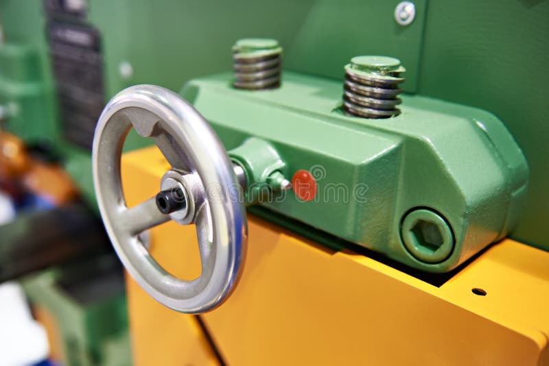 Round Handle Screw-type for Control Machine Tool Stock Image - Image of ...