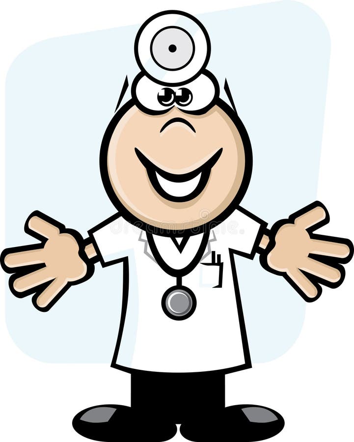 Round head doctor stock vector. Illustration of doctor - 15879891