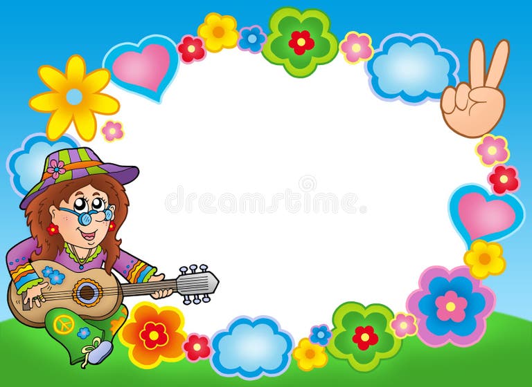Hippie Frame Stock Illustrations – 9,853 Hippie Frame Stock ...