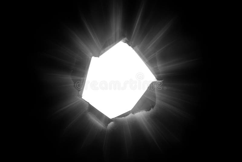 Piercing Ray of Sunlight Breaks through the Dense Foliage. Mysterious ...