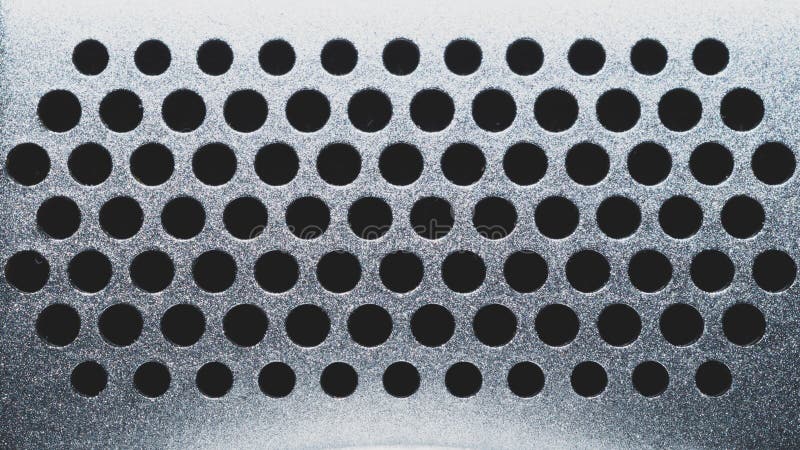 Round Holes in Plastic Surface. Grid Pattern. Abstract Background Stock ...