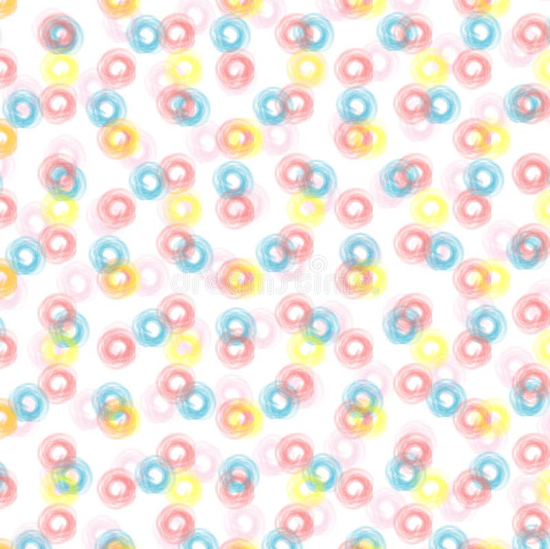 Round Hollow Circles Pattern Background Stock Vector - Illustration of ...