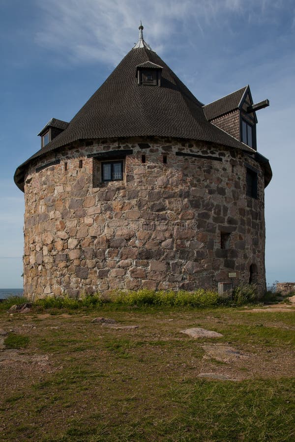Round house stock photo. Image of house, baltic, scandinavia - 66950052