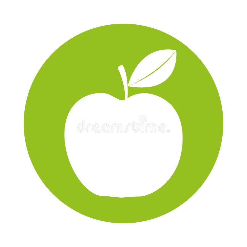 Round icon apple cartoon stock vector. Illustration of path - 94128324