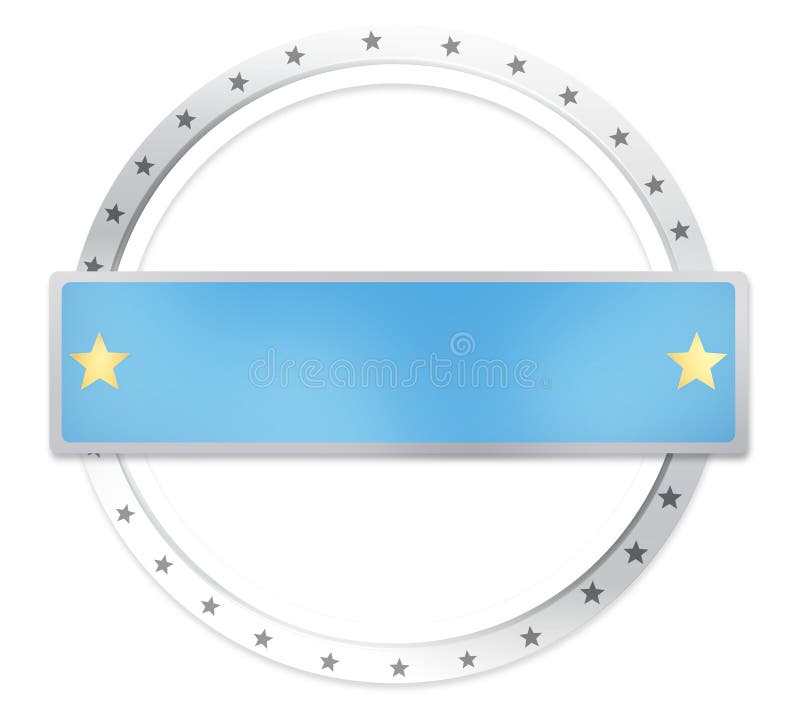 Round Icon Stars Borders stock illustration. Illustration of event ...