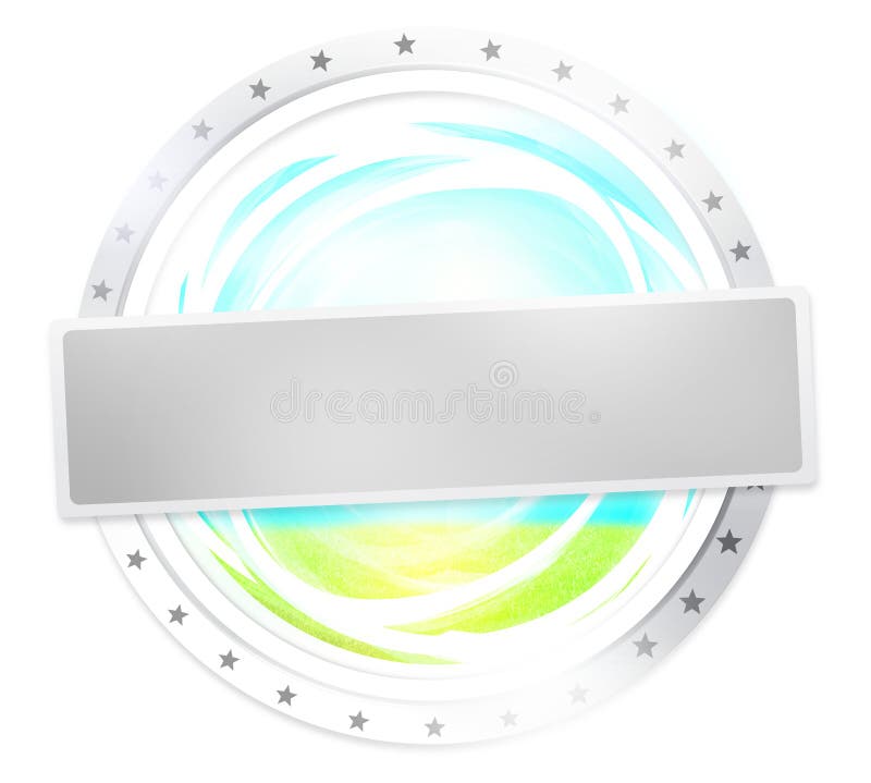 Round Icon Stars Borders stock illustration. Illustration of offer ...