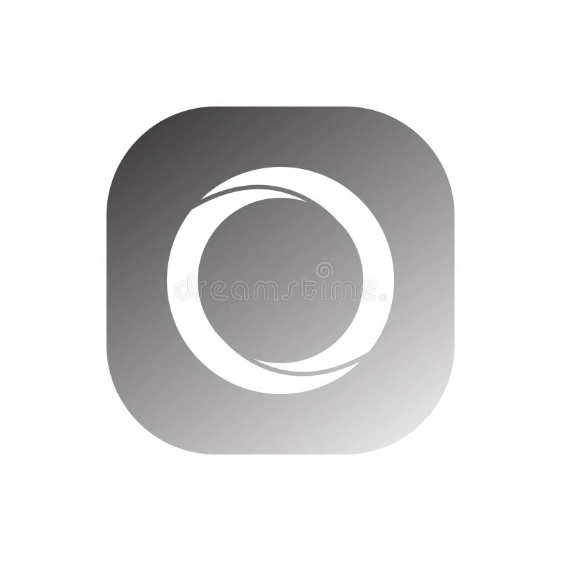 Round icon vector stock vector. Illustration of simple - 309365886