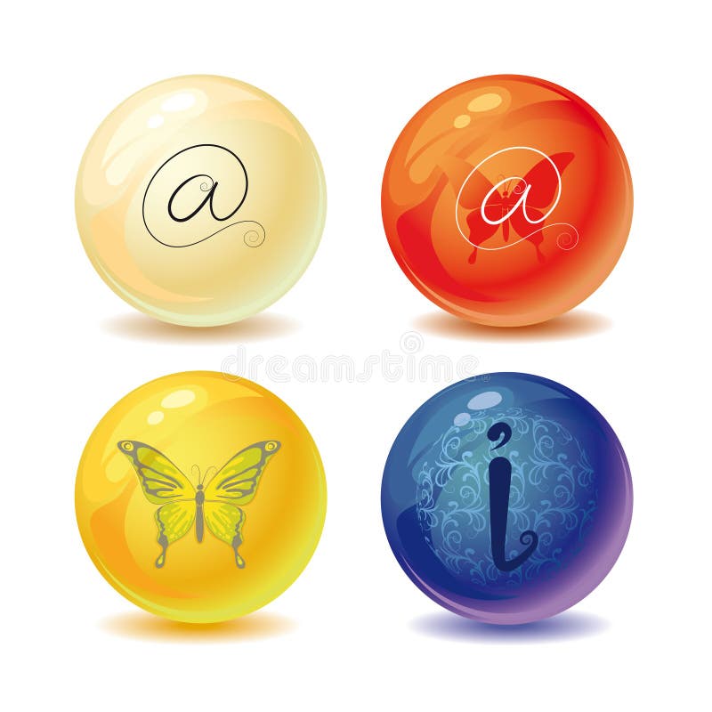 Round icons stock vector. Illustration of computer, keyboard - 26988778