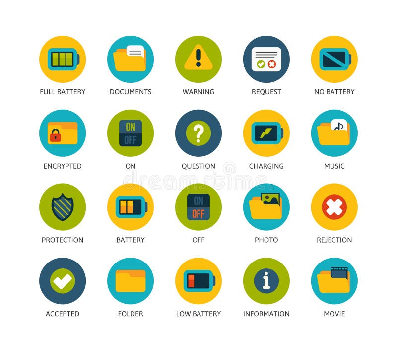 Round Icons Thin Flat Design, Modern Line Stroke Stock Vector ...