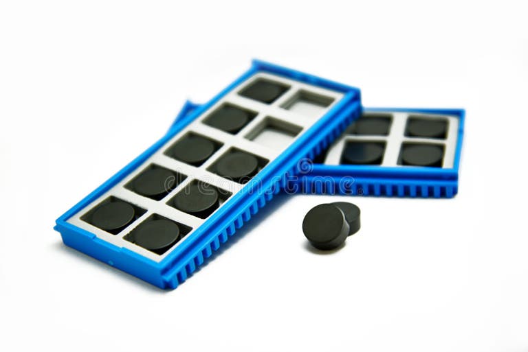Round INSERT cutting stock photo. Image of hard, ceramic - 51616256
