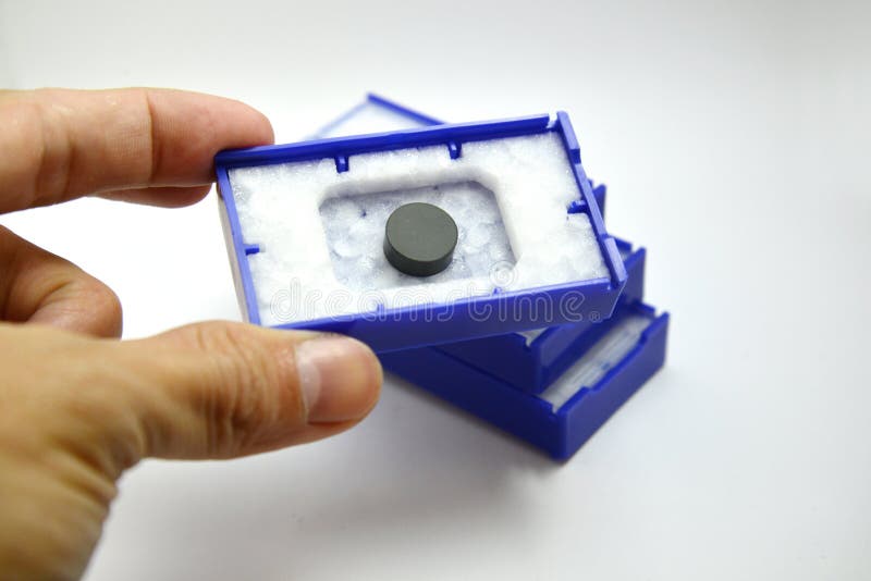 Round INSERT cutting stock photo. Image of insert, industry - 53408494