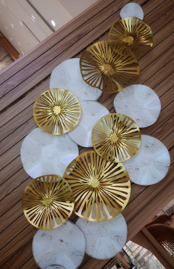 Round Iron Metal Gold Wall Art Set ,circle Panel Wall Decor,antique ...
