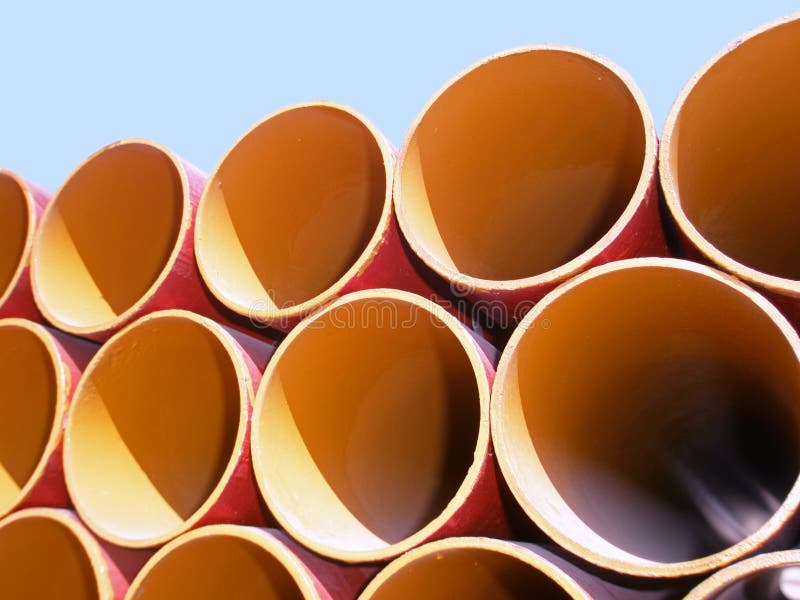 Round iron pipes stock photo. Image of yellow, construction - 41803962
