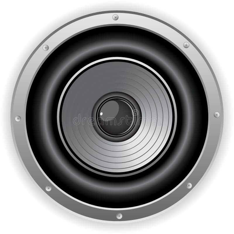 Round Sound Speaker Stock Illustrations – 6,197 Round Sound Speaker ...
