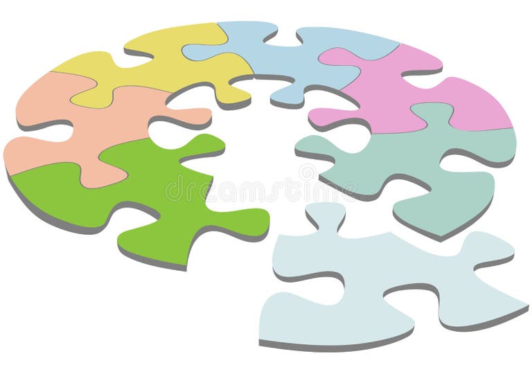 Jigsaw Puzzle Pieces Clip Art Stock Illustrations – 1,241 Jigsaw Puzzle ...