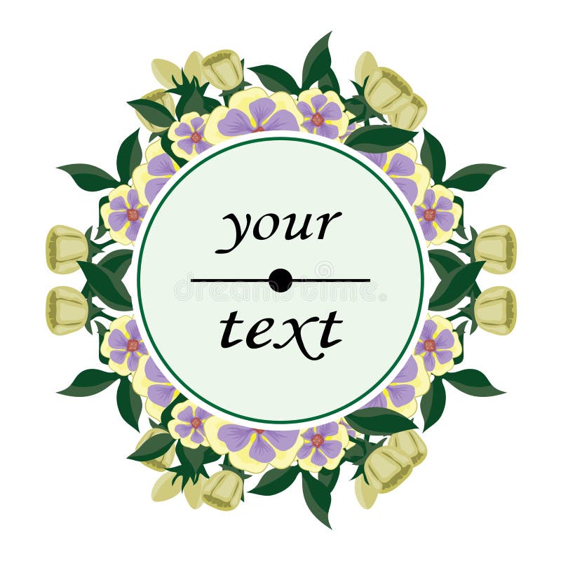 Beautiful Red Flowers with Leaves Stock Illustration - Illustration of ...