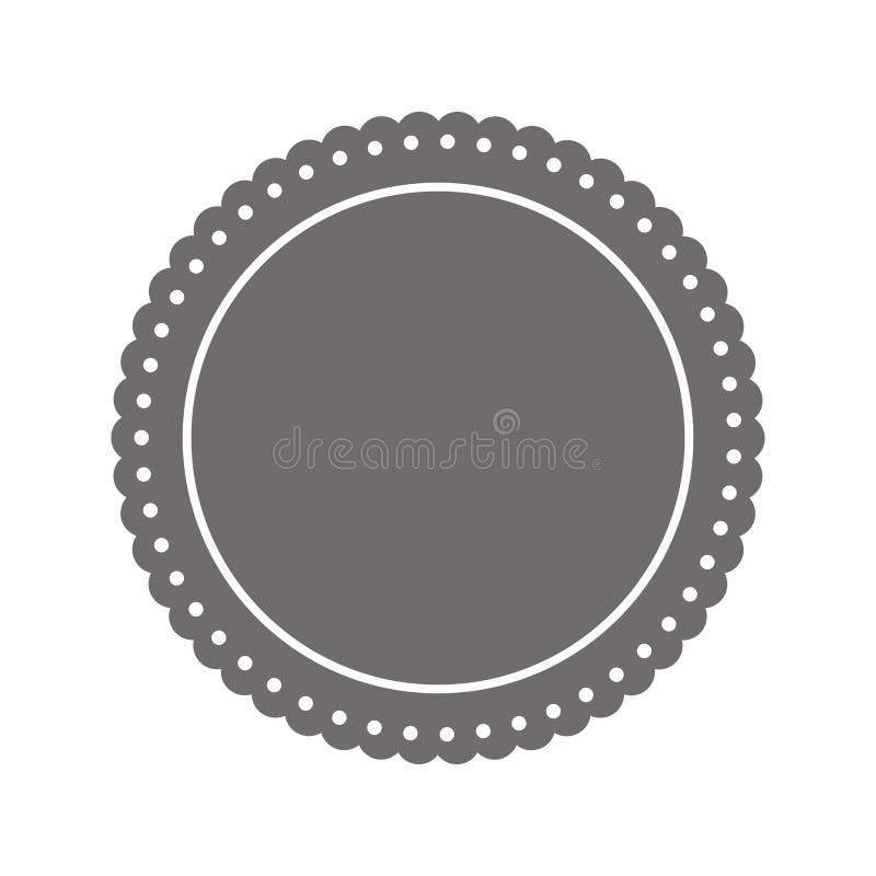 Round label insignia stock vector. Illustration of award - 81682841