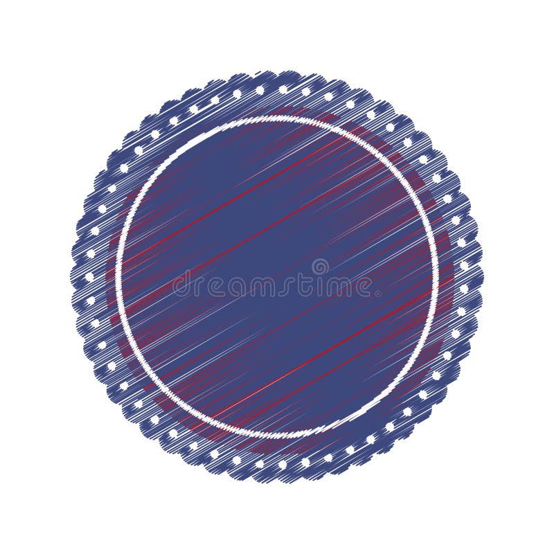 Round label blank template stock vector. Illustration of design - 142638807