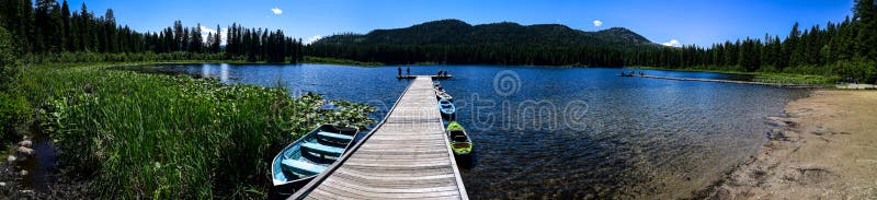 Round Lake State Park stock image. Image of clouds, anatidae - 194148753