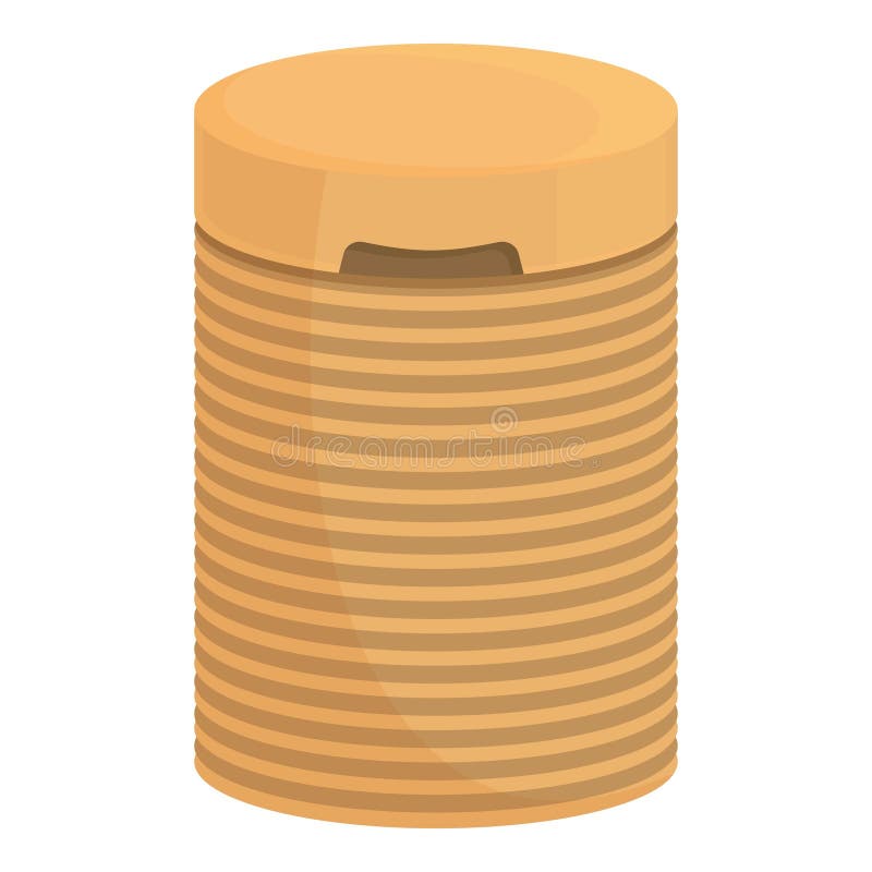 Round Laundry Basket Icon Cartoon Vector. Container Wash Stock Vector ...