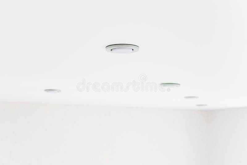 Round Light Bulbs on the Ceiling Stock Photo - Image of ceiling ...