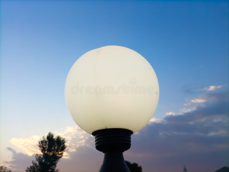 Round Light, Decoration Piece, Beautiful Sky in the Background of Light ...