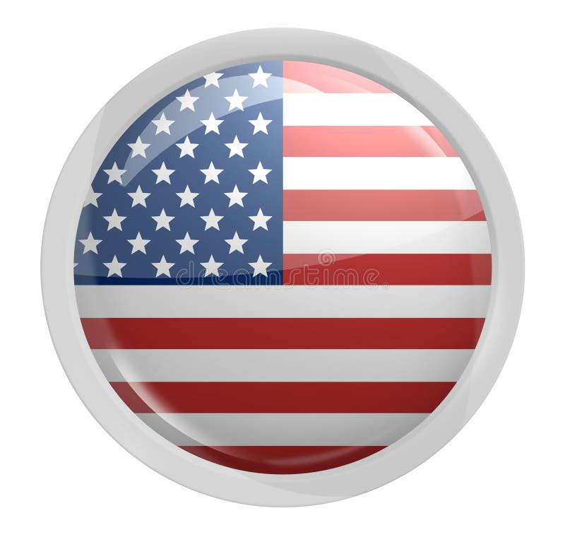 Round Light Glass Button Icon Symbol Stock Illustration - Illustration ...