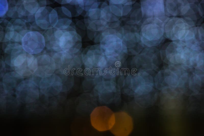 Round Light Spots on a Dark Background Stock Photo - Image of color ...