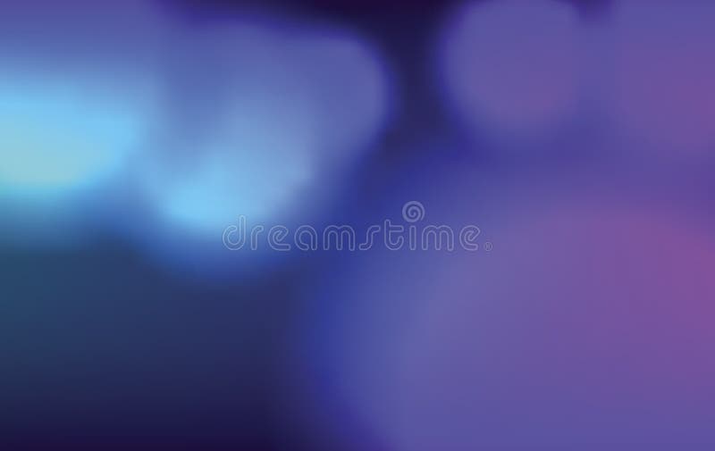 Round Lighting Forms, Blurred Geometric Wallpaper Stock Vector ...