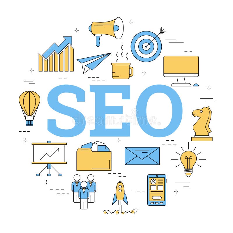 Round Linear Concept of DBMS Stock Vector - Illustration of design ...