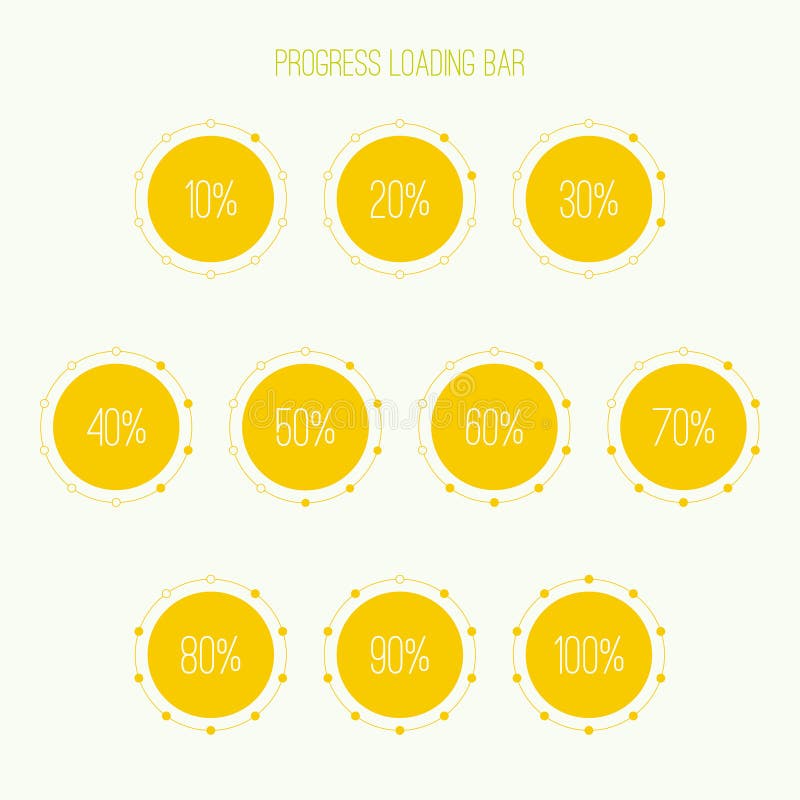 Round loader bar stock vector. Illustration of loader - 86440930