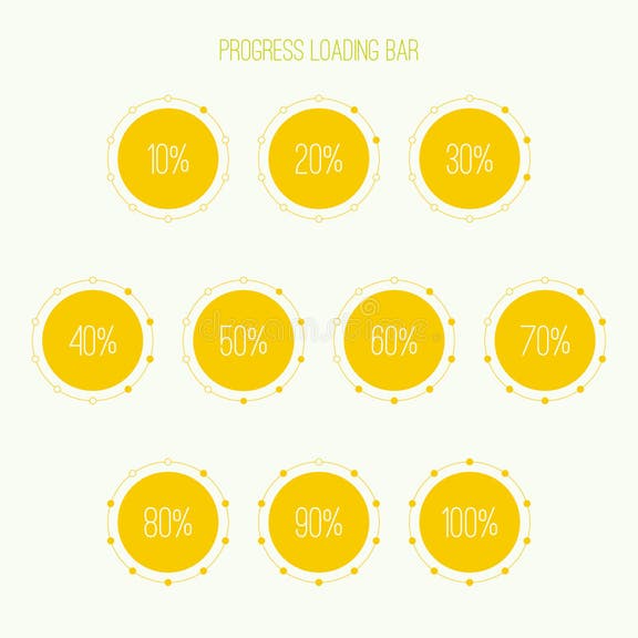 Loading Bar Percent Stock Illustrations – 4,697 Loading Bar Percent ...