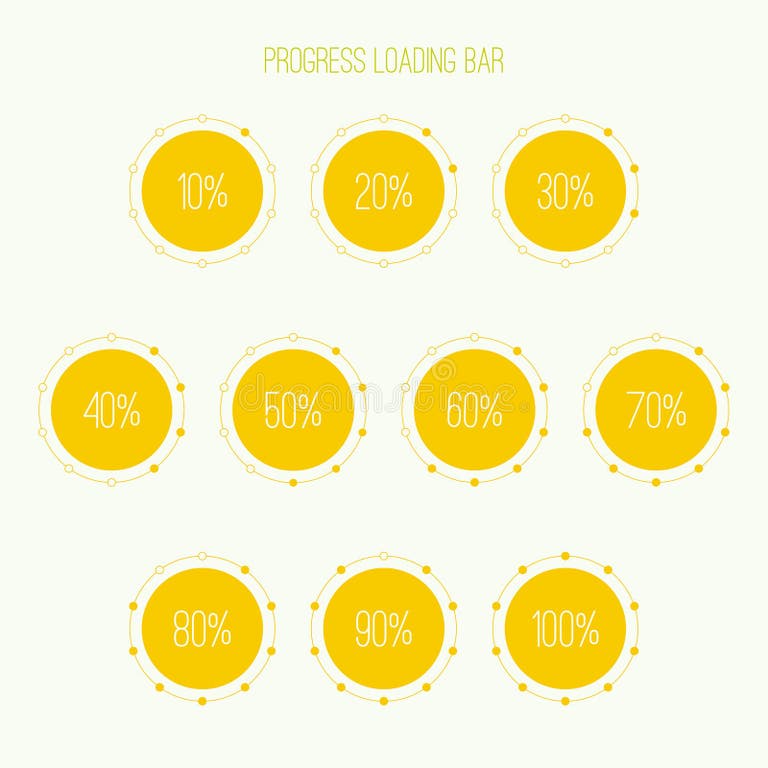 Loading Bar Percent Stock Illustrations – 4,697 Loading Bar Percent ...