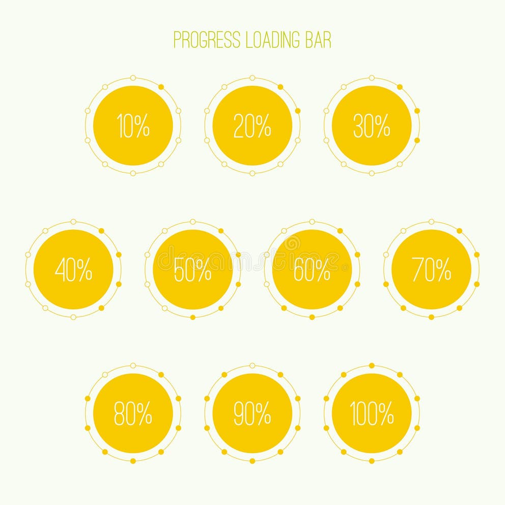 Loading Bar Percent Stock Illustrations – 3,644 Loading Bar Percent ...