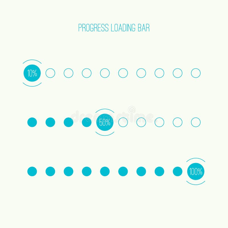 Round loader bar stock vector. Illustration of countdown - 86440989