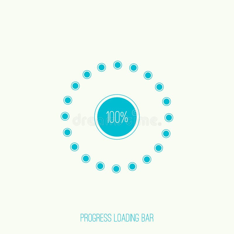 Round loader bar stock vector. Illustration of digital - 86440930 Round loader bar stock vector. Illustration of digital - 86440930