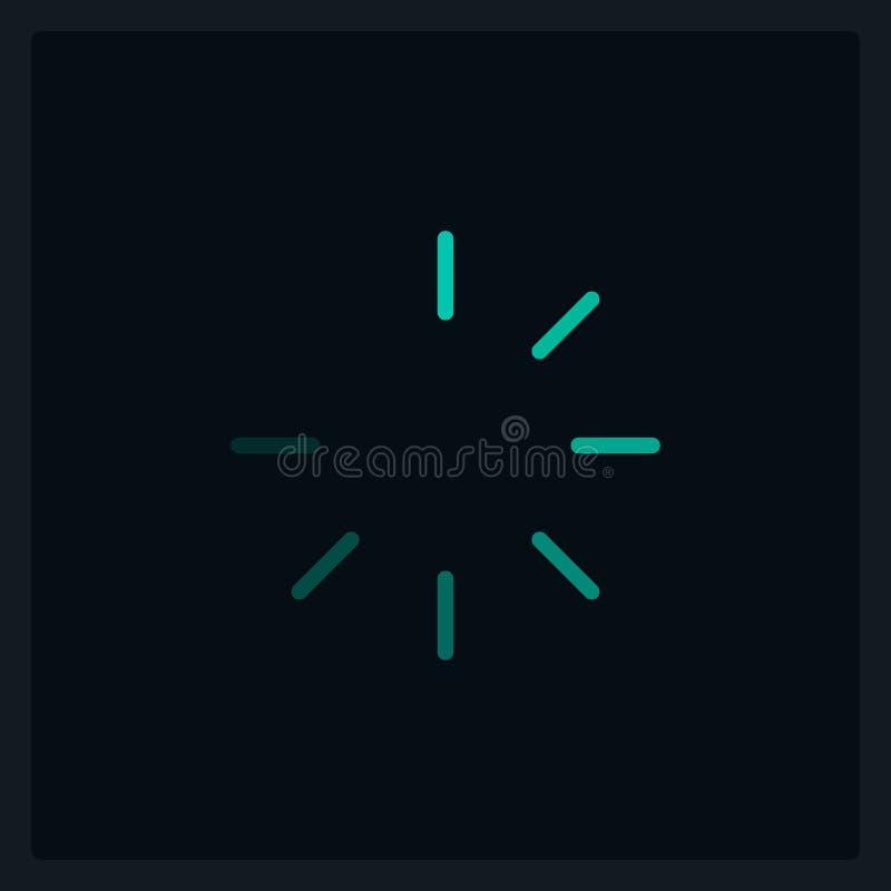 Round Loader Ui Element Template Stock Vector Illustration Of Wait Progress 264689990