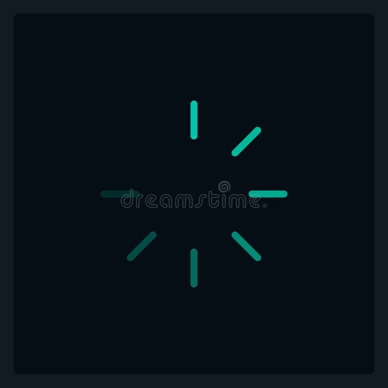 Round Loader UI Element Template Stock Vector - Illustration of wait ...