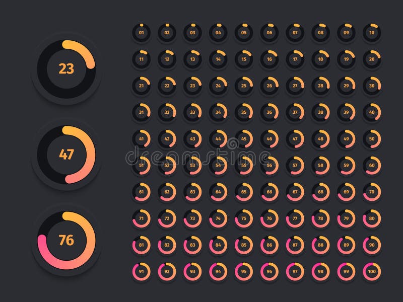 Round Loading Bar Icon. Vector Illustration. Stock Illustration ... Round Loading Bar Icon. Vector Illustration. Stock Illustration ...
